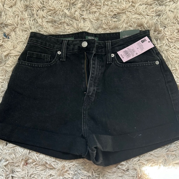 wild fable | Shorts | New Wild Fable Black Denim High Waisted Shorts ...